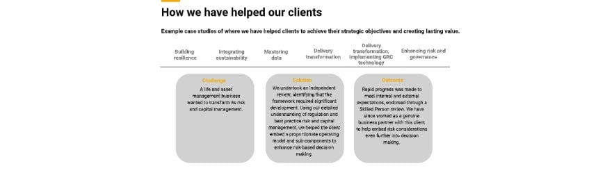 Risk consulting case studies Risk Consulting case studies