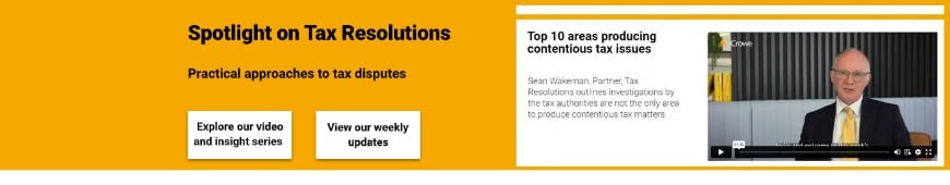 Tax Resolutions spotlight Manufacturing keeping you on track banner