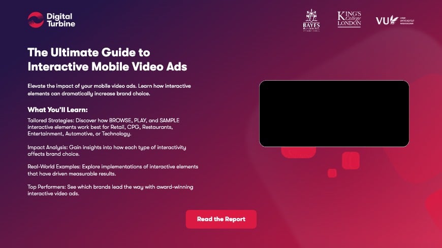 Ultimate Guide to Interactive Mobile Video Ads