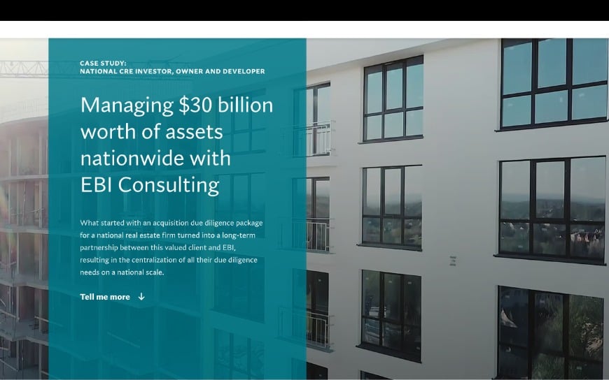 CRE Investor case study ESG, CRE, real estate, asset management, due ...