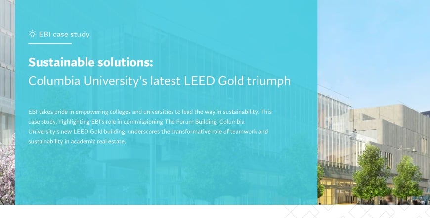 Columbia University Case Study ESG, CRE, real estate, asset management ...