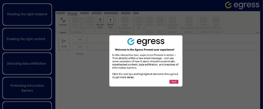 V8 - Egress Prevent - User Experience Tour Final