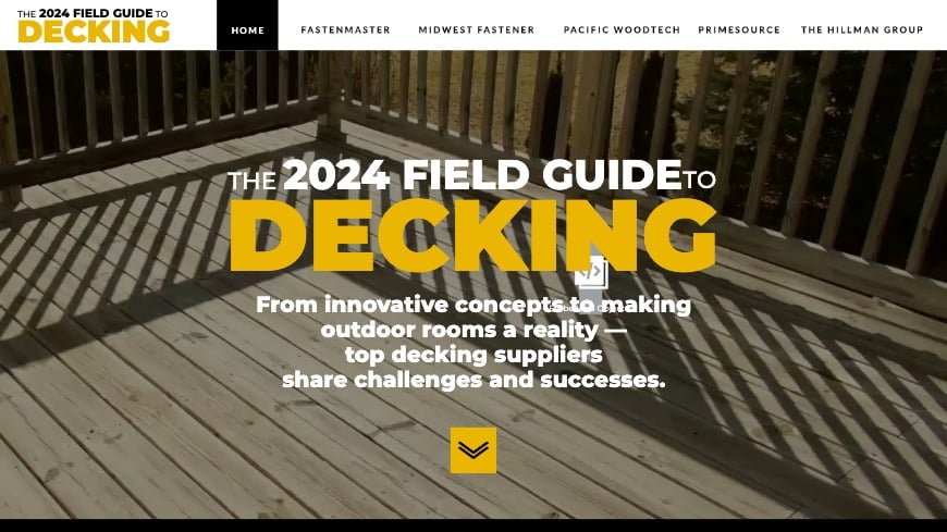 HBS Dealer Decking E-book March 24 Home Builders Supply Dealer's 2024 Field Guide to Decking