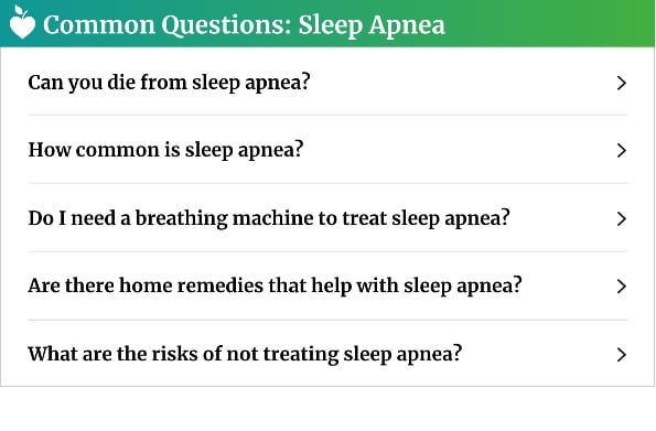LIVE-Common Questions Responsive - Sleep Apnea
