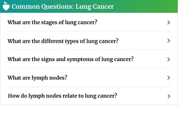 Common Questions: Lung Cancer