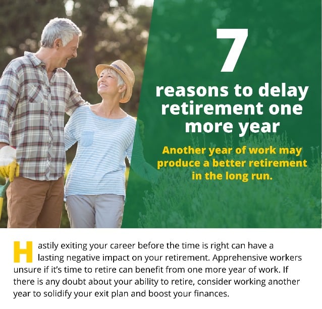7 Reasons to Delay Retirement