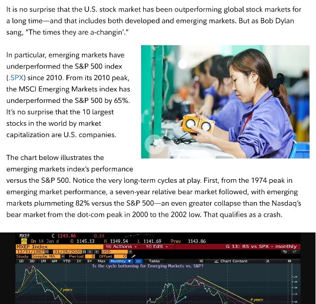 Emerging Markets Could Be Poised to Outperform U.S. Stocks for a Very ...