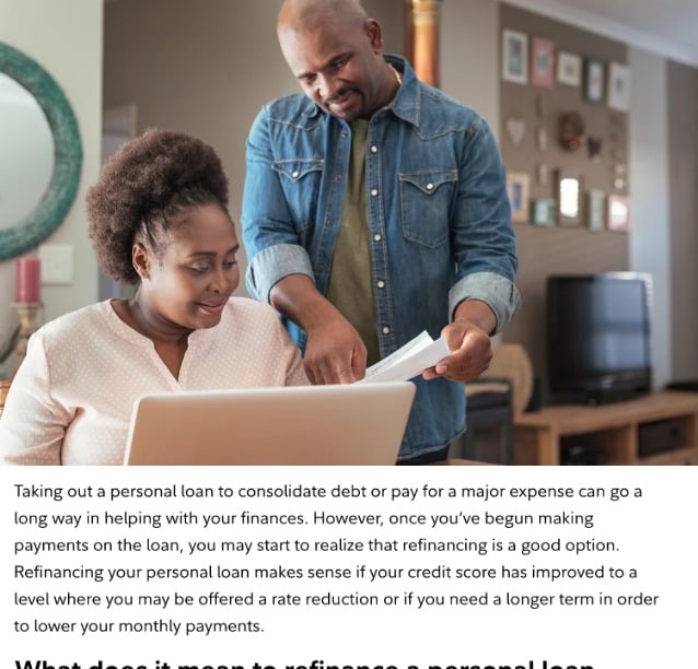 When and how to refinance a personal loan