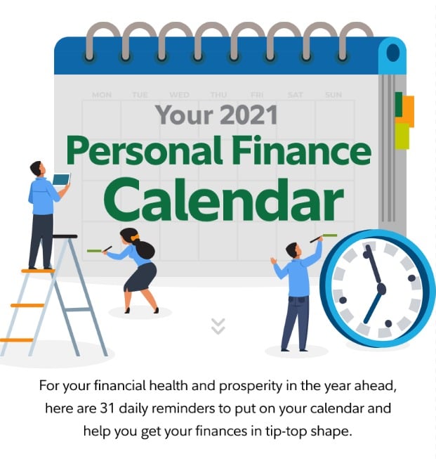 Your 2021 Personal Finance Calendar To-Do List