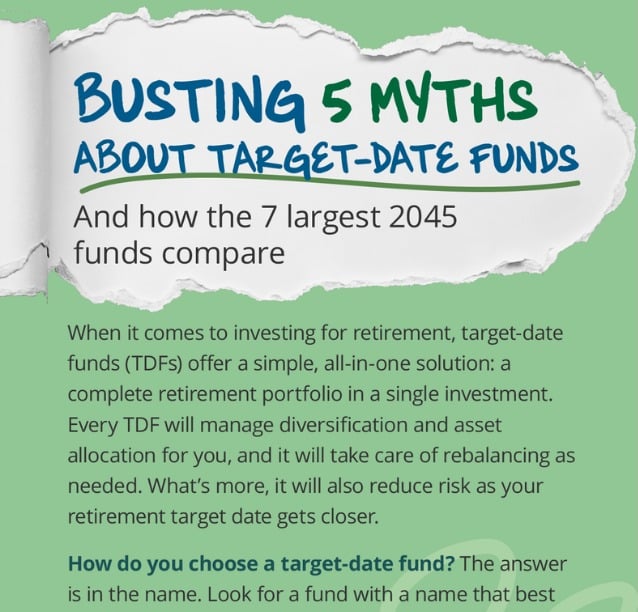 Busting 5 myths about TDFs Busting 5 myths about TDFs