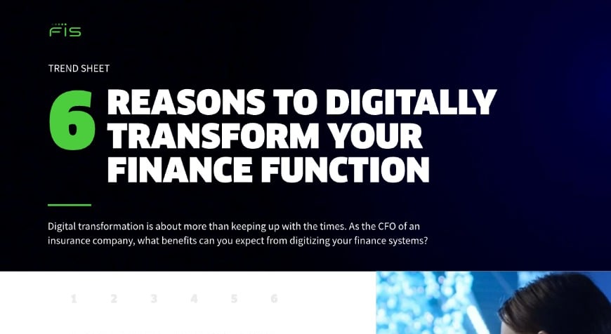 6 Reasons to Modernize Finance Function