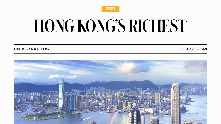 Hong Kong's Richest 2021
