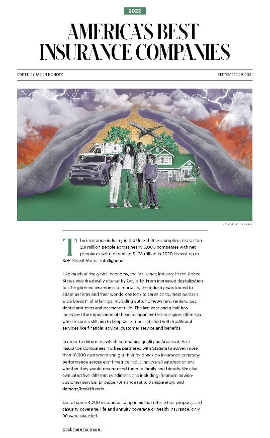 America's Best Insurance Firms