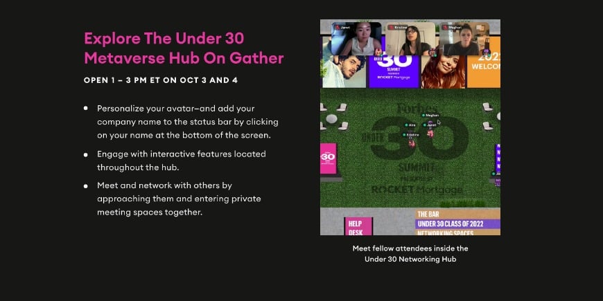 2022 Under 30 – Gather – Desktop