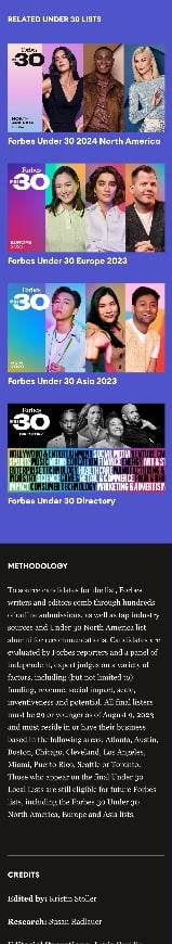 Lander Footer Mobile