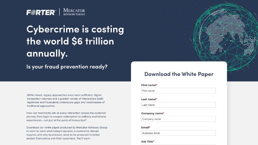 Forter | A New Approach to Fraud Prevention