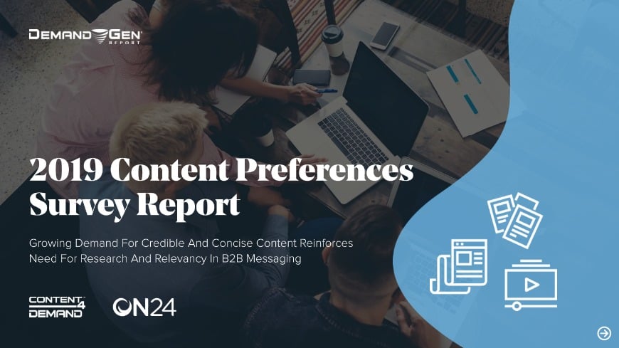 DGR's 2019 Content Preferences Survey Report 2019 Content Preferences ...