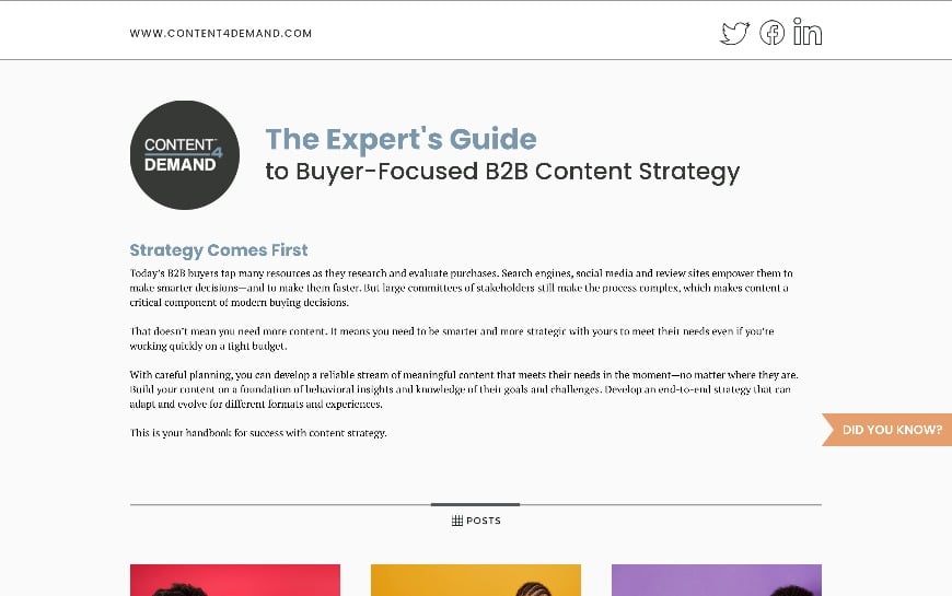 The Expert's Guide to B2B Content Strategy The Expert's Guide to ...
