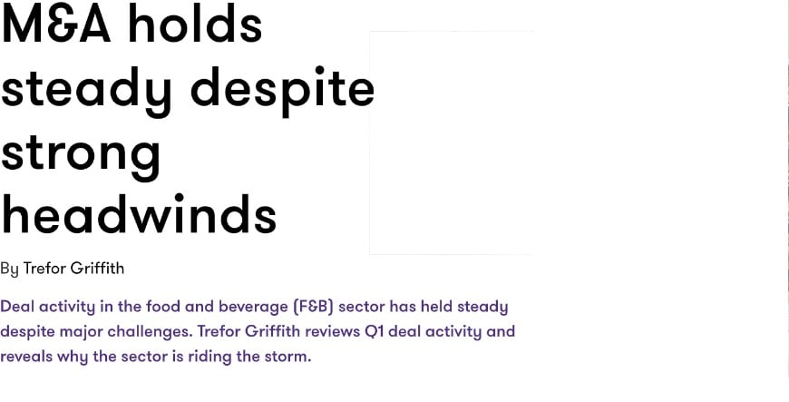 DS3441 F&B Q1 2022 M&A
