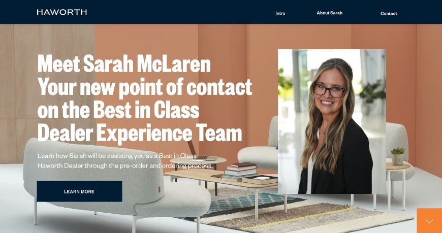 Sarah McLaren- Best In Class Dealer One Pager