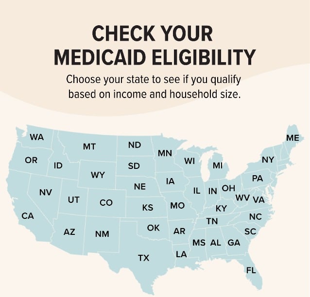 2023 Medicaid Coverage Map