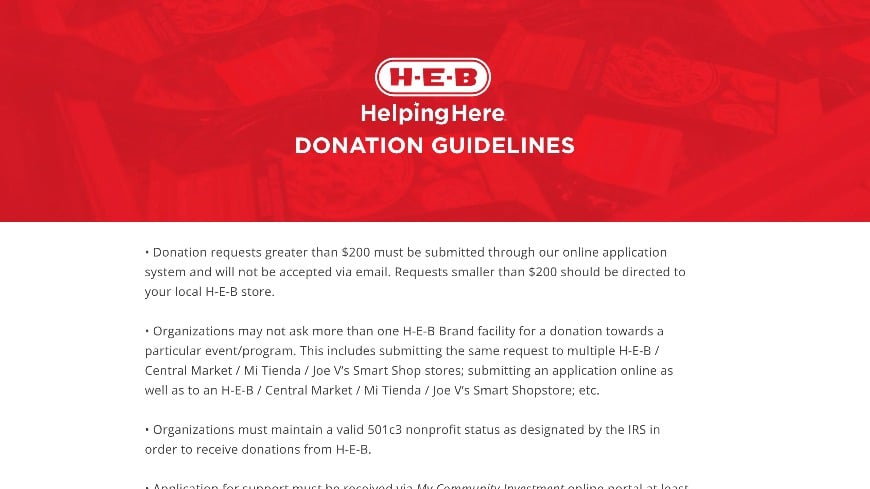 Donation & Policy Guide