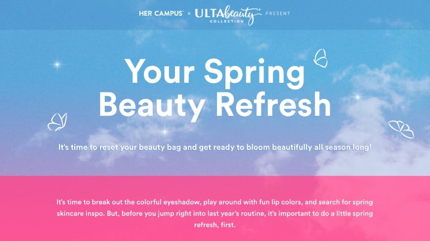 UB Your Spring Beauty Refresh - Interactive