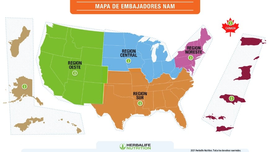 NAM Ambassador's Map USES