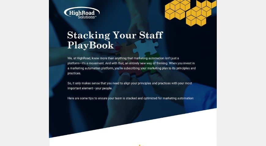 Stacking Your Staff PlayBook