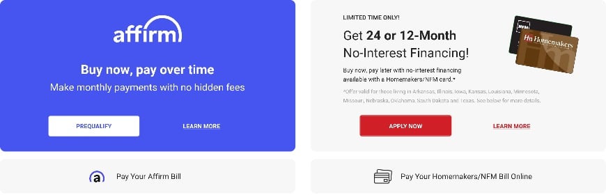 (12-24) Affirm & Limited Time Offer - Financing Page
