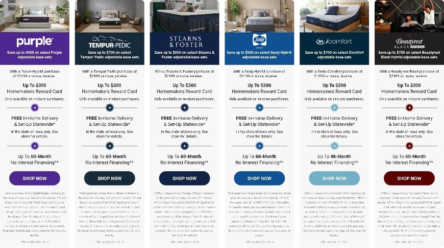 9.7-9.11 Mattress Promos