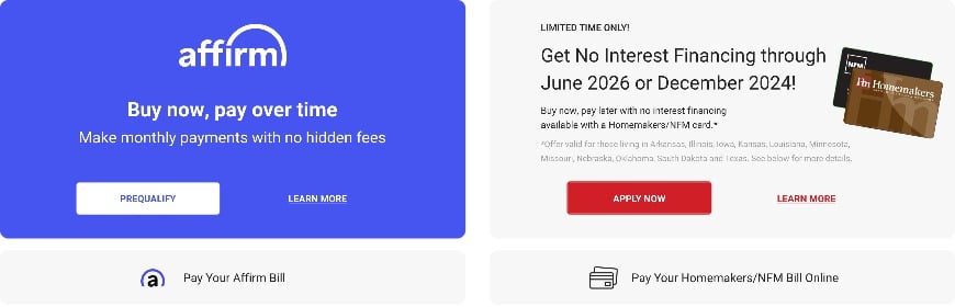 (12-30) Affirm & Limited Time Offer - Financing Page - HOLIDAYS