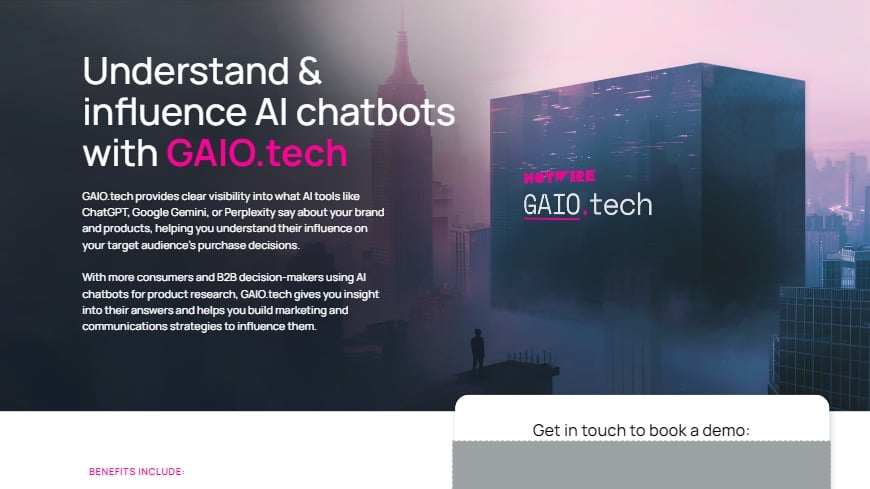 GAIO.tech Landing Page - Global