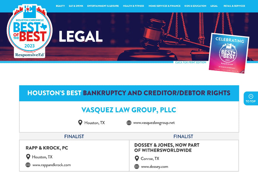 Legal Winners 2023