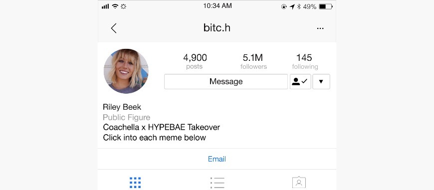 Coachella 2018 According to Instagram Meme Queen @bitc.h Desktop ...