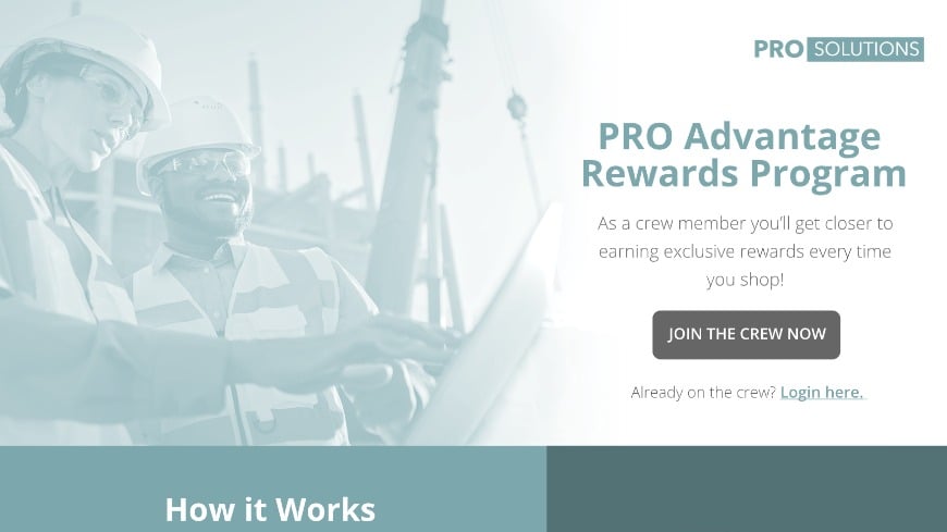 Pro Advantage Rewards Program
