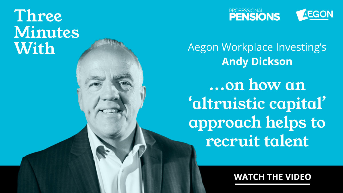 Three Minutes With Aegon Workplace Investing's Master Trust Strategic ...