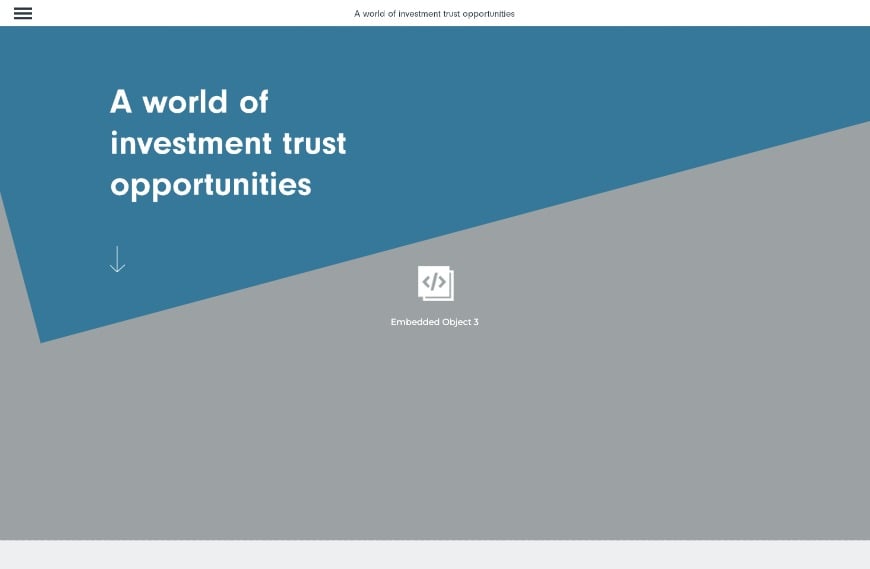 Fidelity: A world of investment trust opportunities investment trusts ...