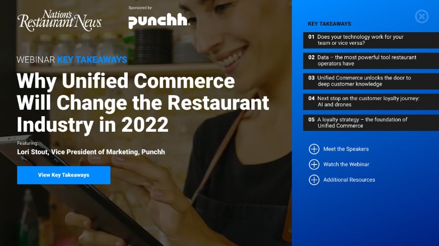 Why Unified Commerce Will Change the Restaurant Industry in 2022