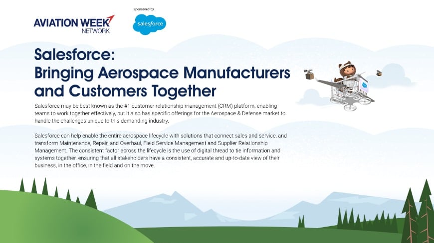 Salesforce: Bringing Aerospace Manufacturers and Customers Together