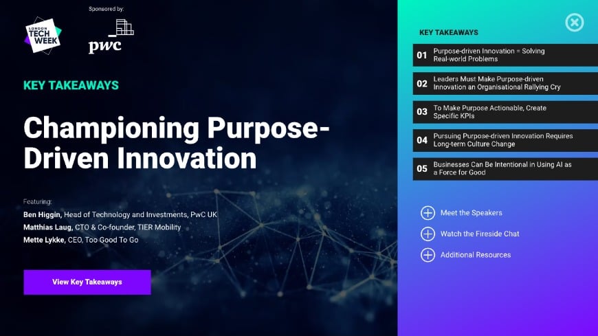 Championing Purpose-Driven Innovation