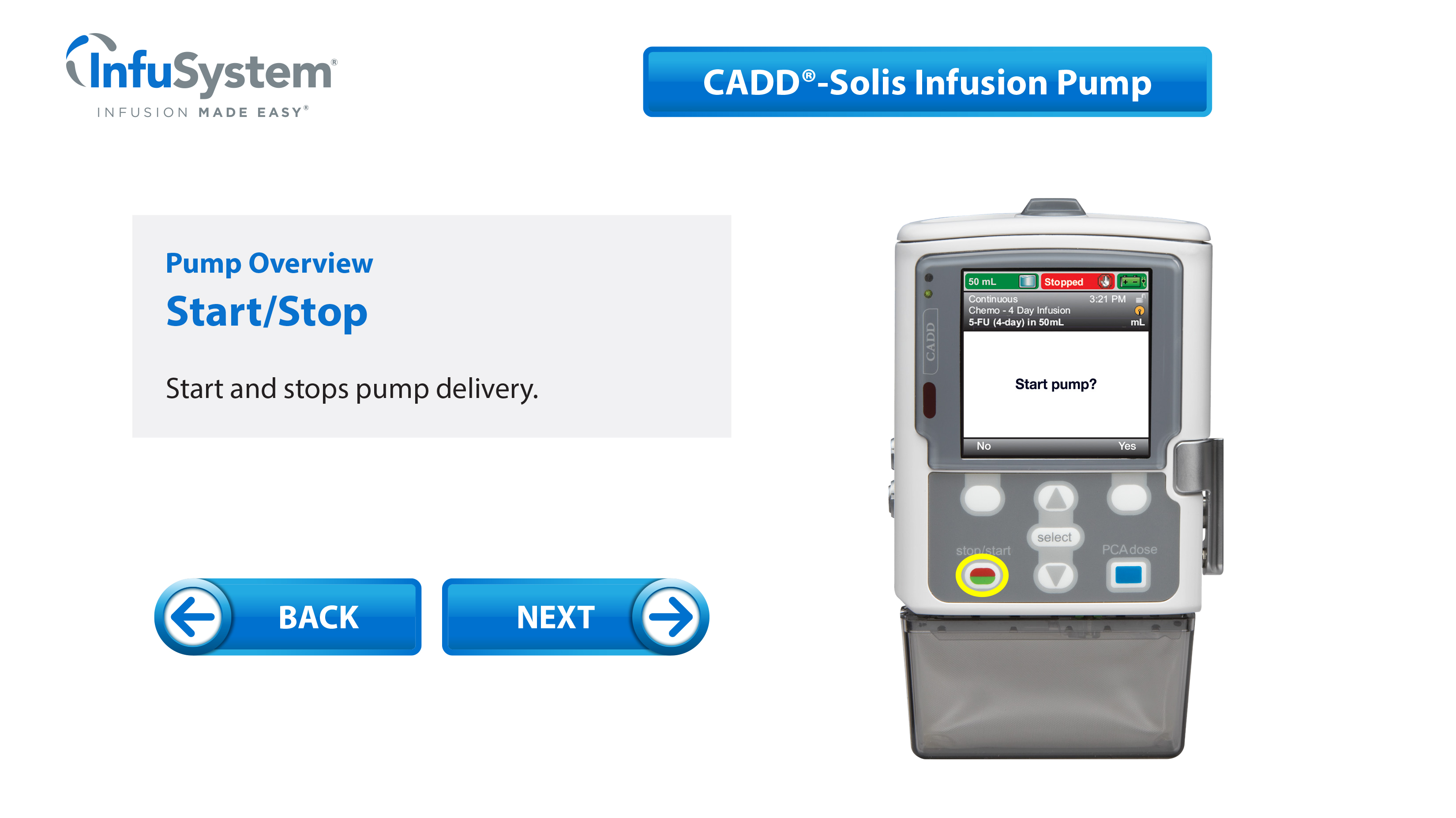 CADD Solis Pump Tour