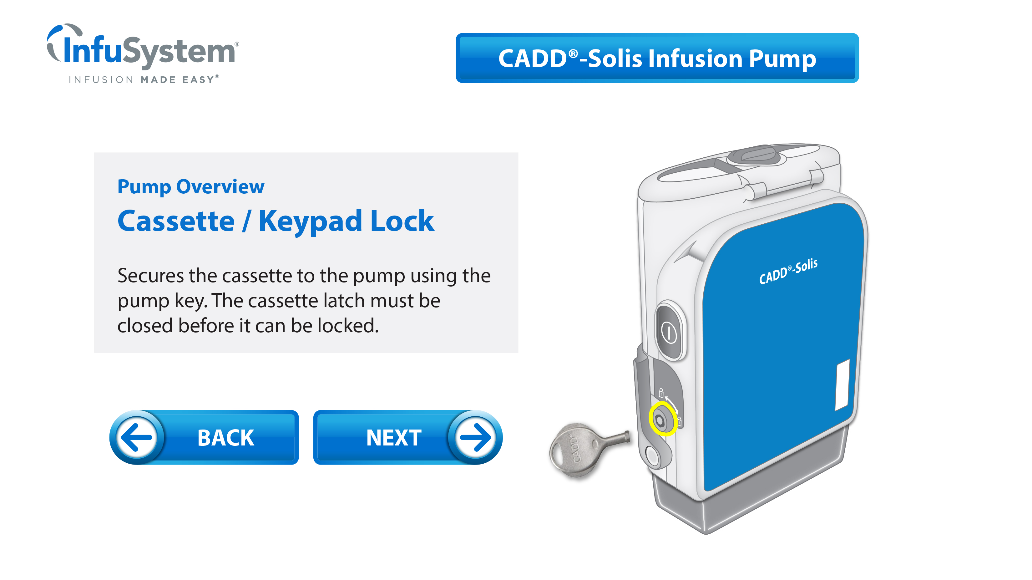 CADD Solis Pump Tour