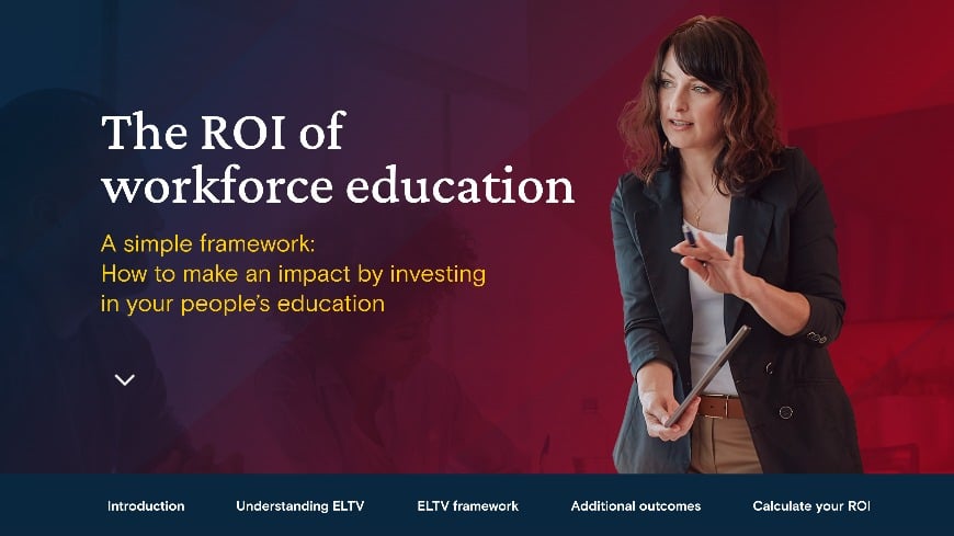 The ROI of Workforce Education roi workforce education, roi learning ...