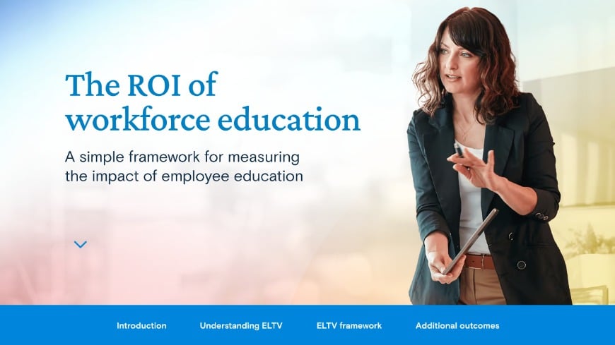 The ROI of Workforce Education roi workforce education, roi learning ...