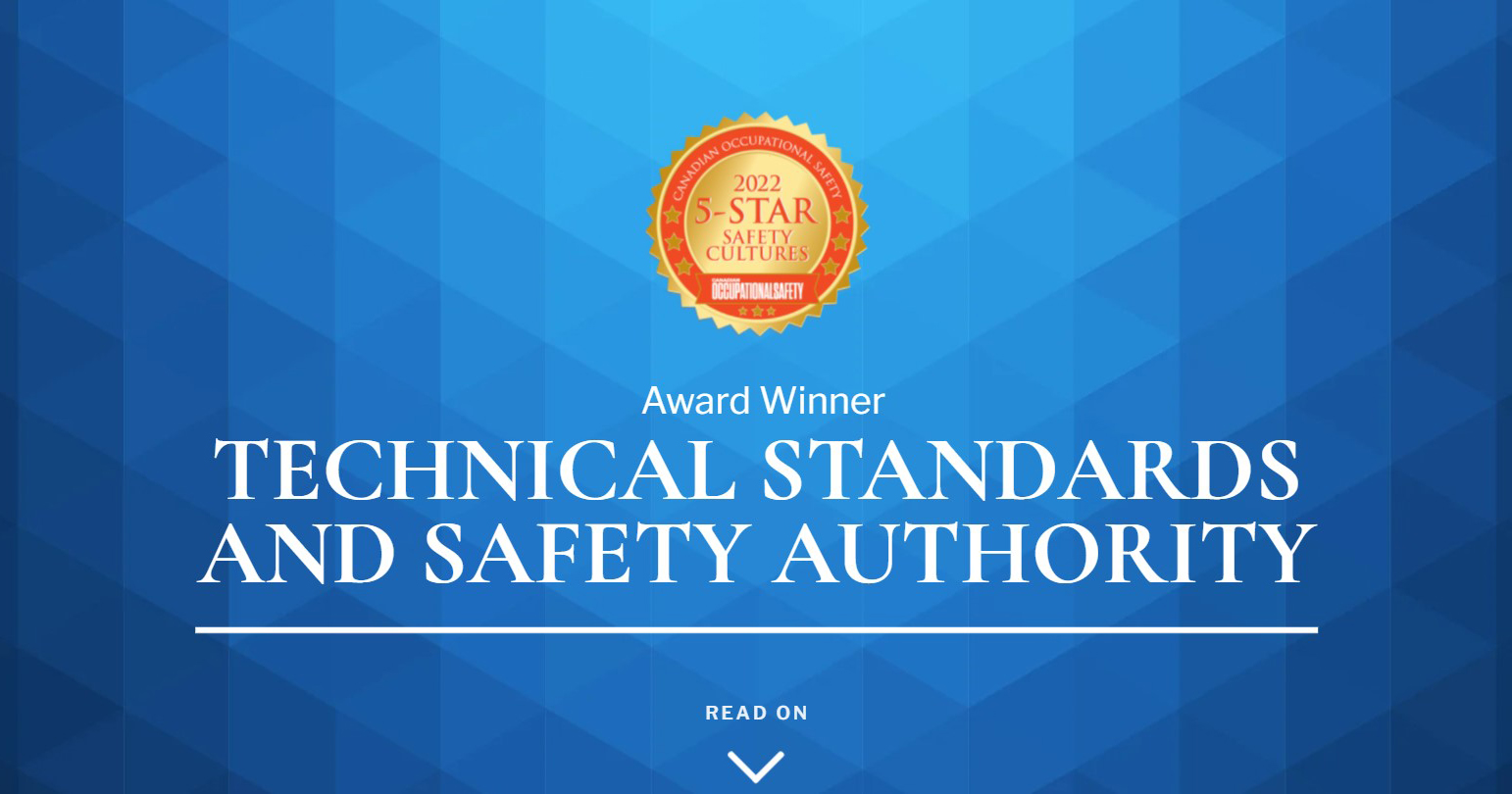 COS-5 Star Safety Cultures-Technical Standards and Safety Authority COS ...