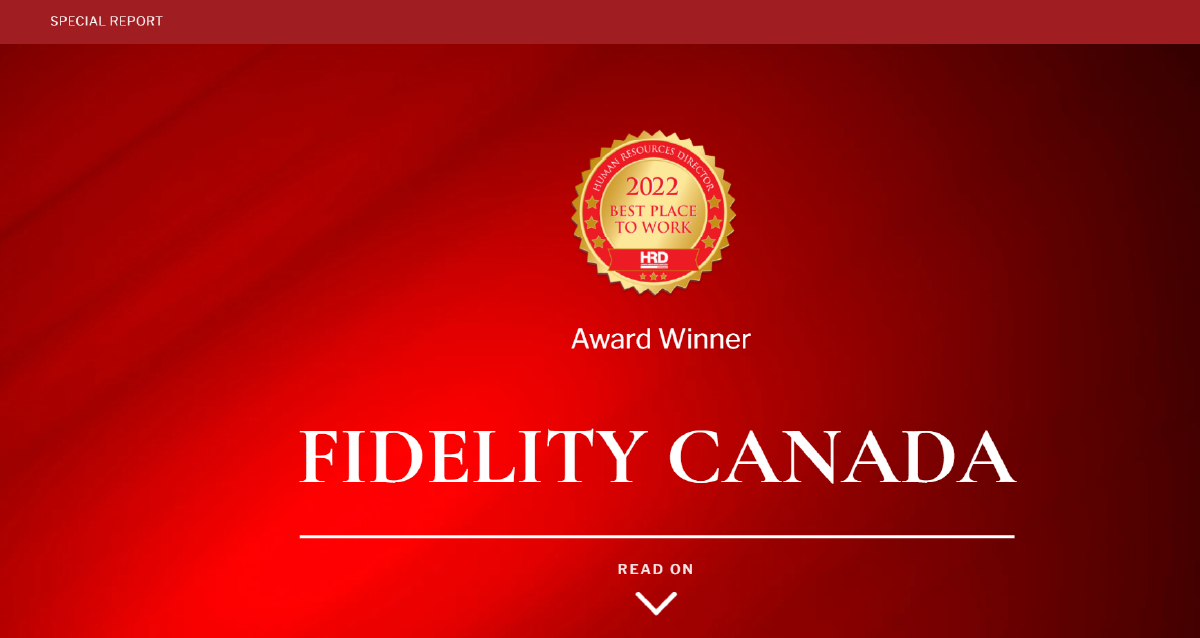 HRDC Best Places to Work 2022 - FIDELITY CANADA HRDC Best Places to Work 2022 - FIDELITY CANADA