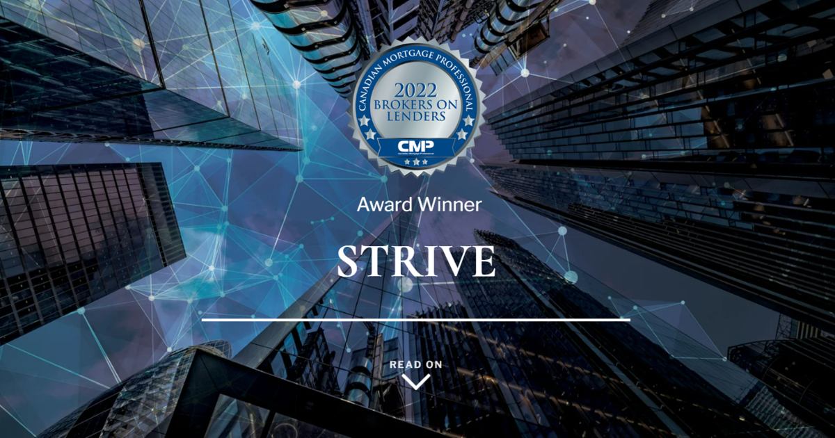 CMP Brokers on Lenders-STRIVE CMP Brokers on Lenders-STRIVE