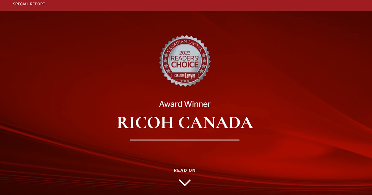 CL Readers' Choice 2023 - Ricoh eDiscovery CL Readers' Choice 2023 - Ricoh eDiscovery