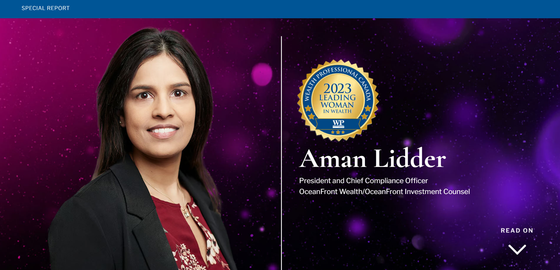 WPC Top 50 Leading Women in Wealth 2023 - Aman Lidder WPC Top 50 Leading Women in Wealth 2023 ...